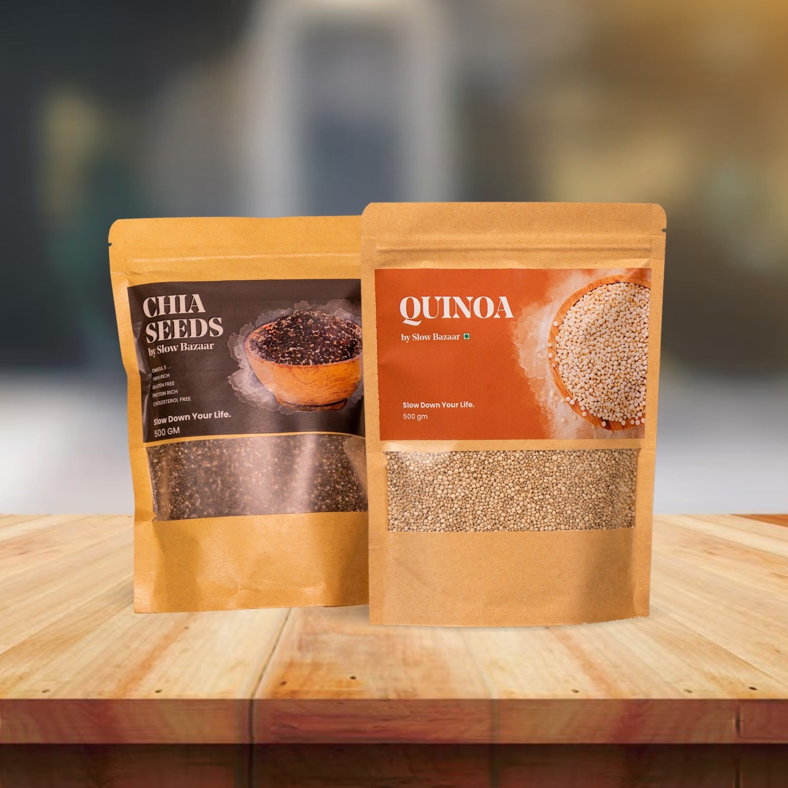 Chia Seeds & Quinoa Combo – SlowBazaar